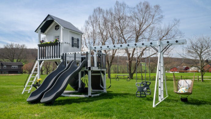 Swing Set VS Bees, Beetles, and Bugs