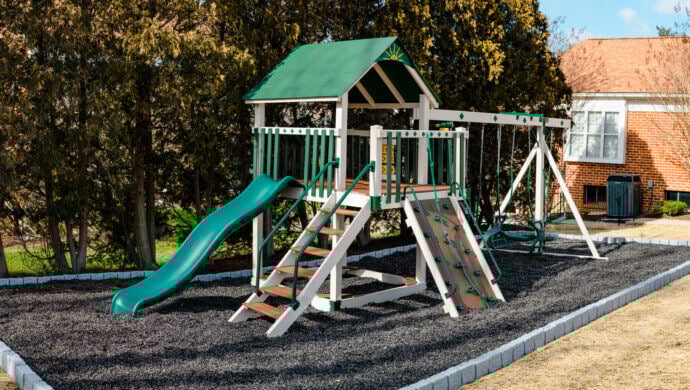 The Perfect Swing Set Play Area Border: Beuta Border